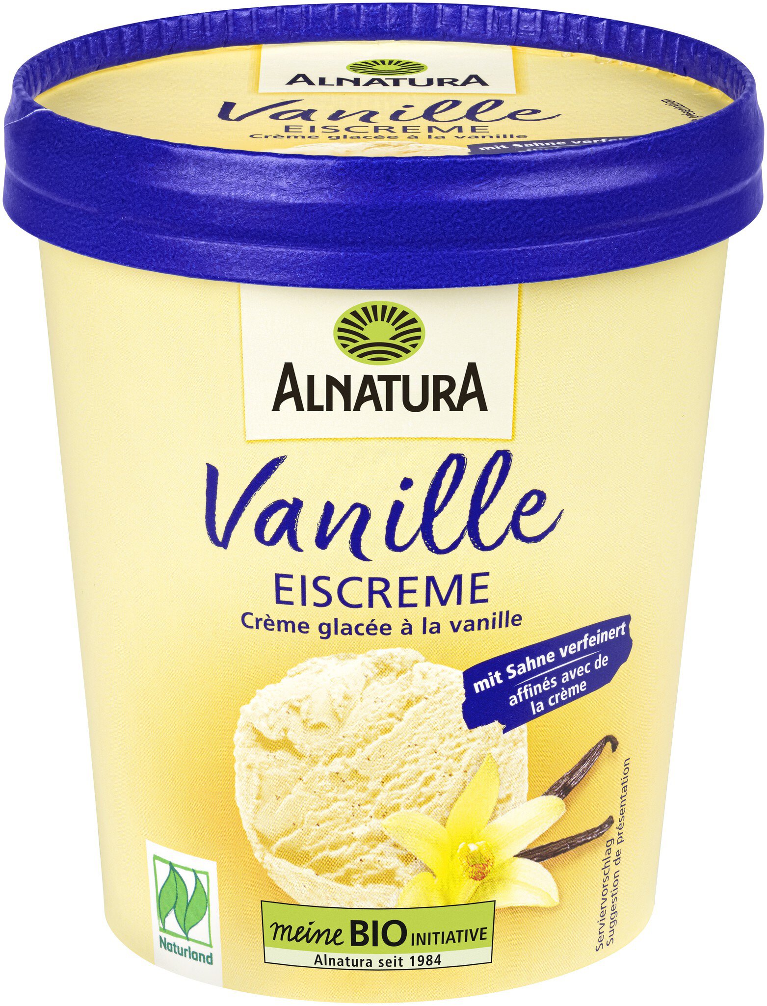 Vanille Eiscreme (TK) (500 ml) in Bio-Qualität von Alnatura