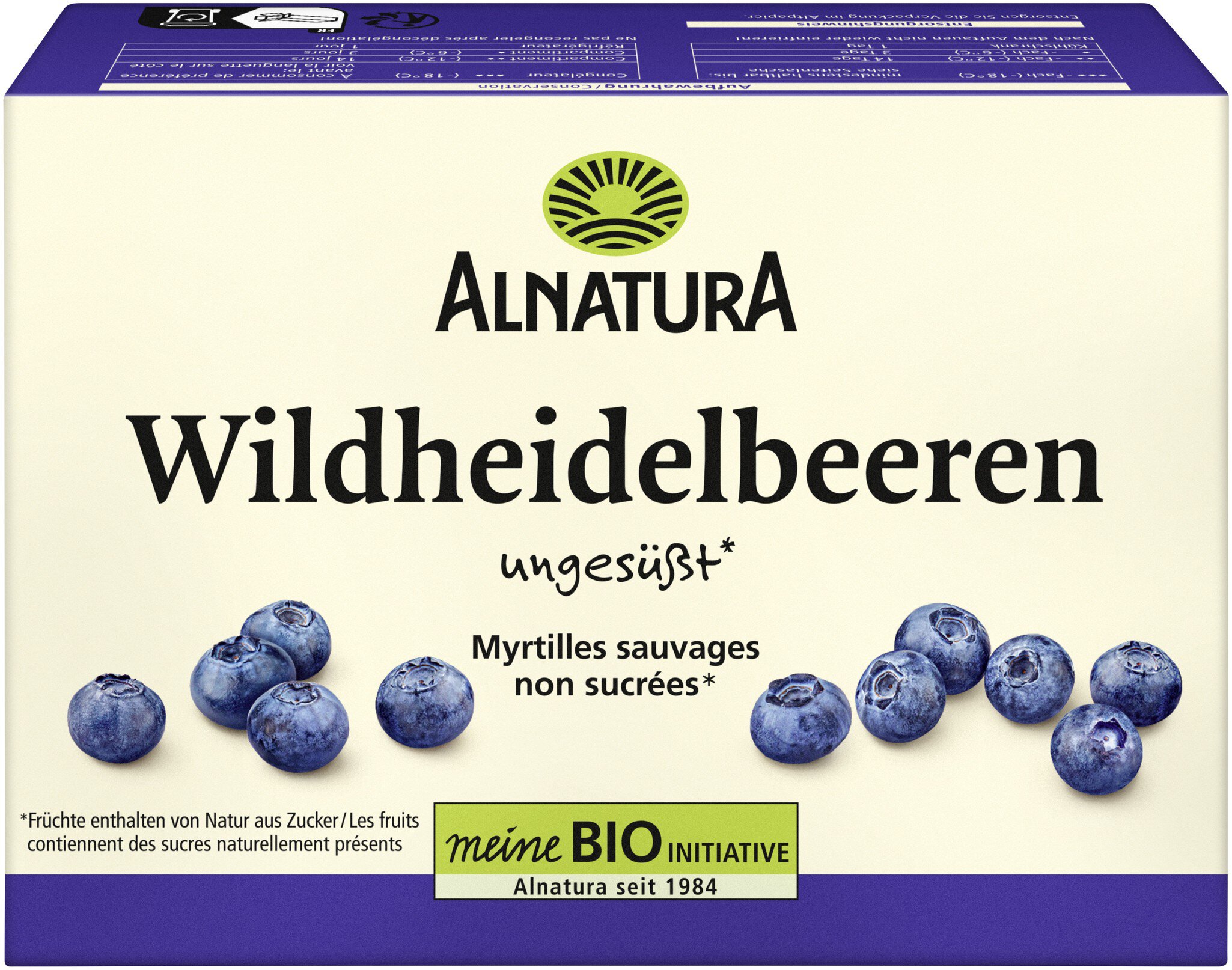 Wildheidelbeeren (TK) (300 g) in Bio-Qualität von Alnatura
