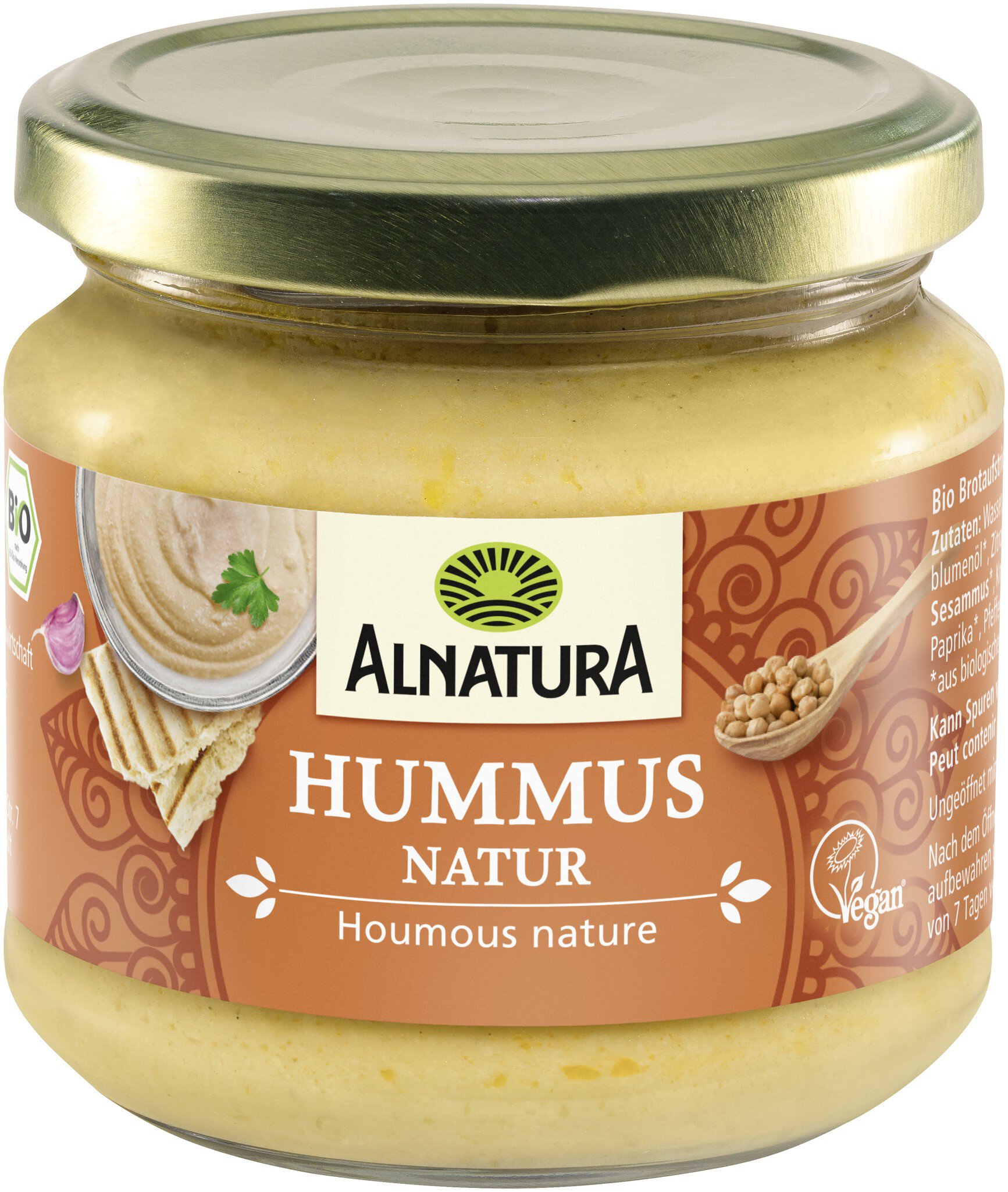 Hummus Natur (180 g) in Bio-Qualität von Alnatura