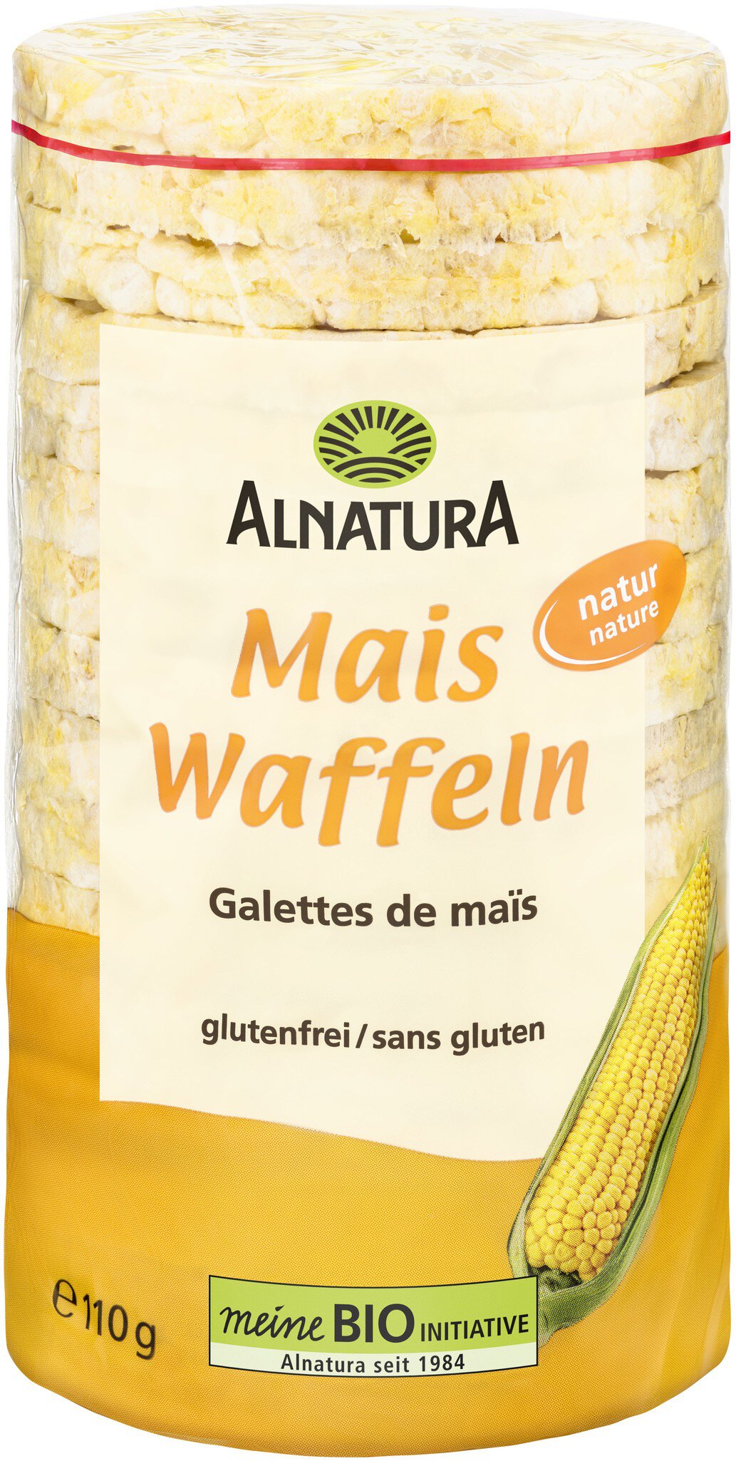 Maiswaffel Natur (110 g) in Bio-Qualität von Alnatura