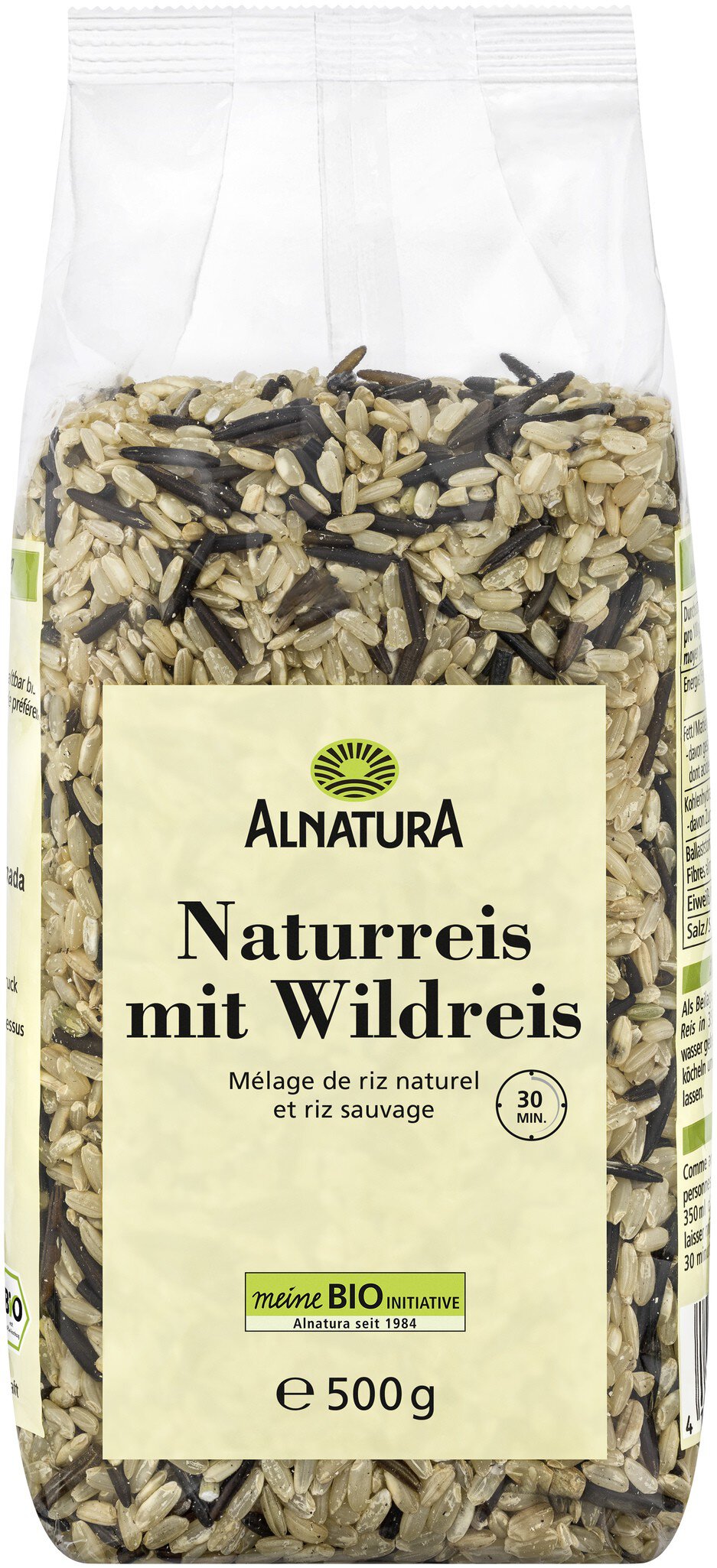 Naturreis mit Wildreis (500 g) in Bio-Qualität von Alnatura
