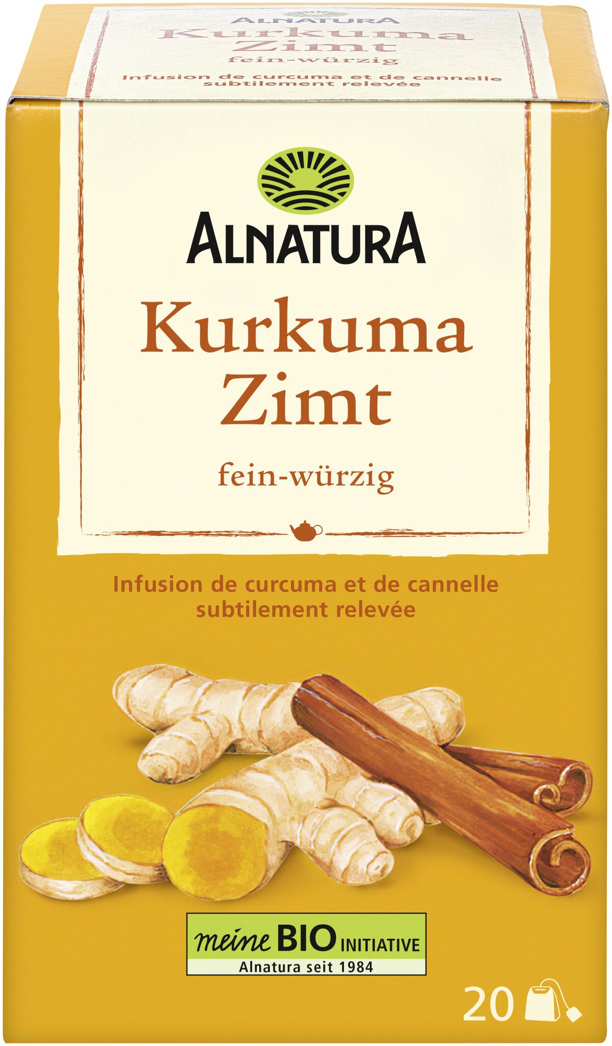 Kurkuma-Zimt-Tee (40 g) in Bio-Qualität von Alnatura