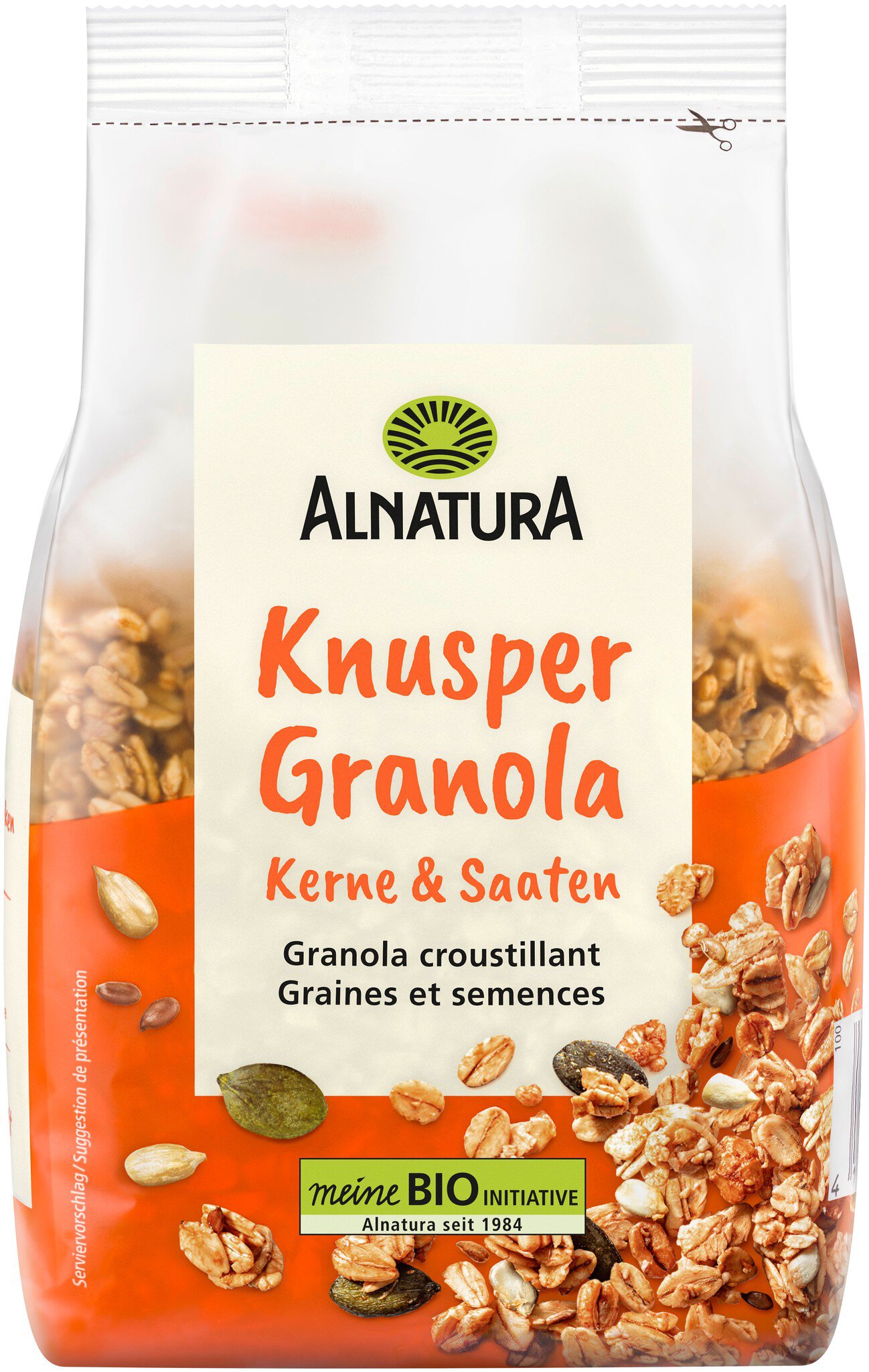 Knusper-Granola Kerne & Saaten (350 g) in Bio-Qualität von Alnatura