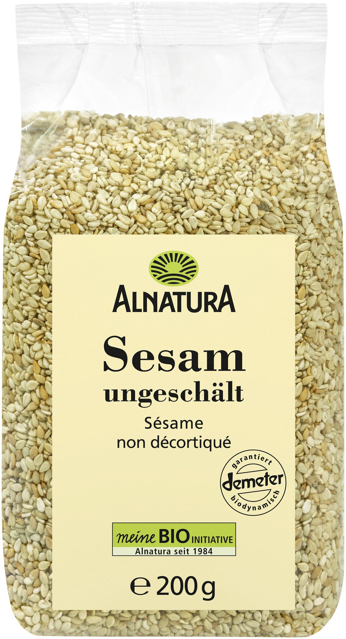 Sesam ungeschält (200 g) in Bio-Qualität von Alnatura