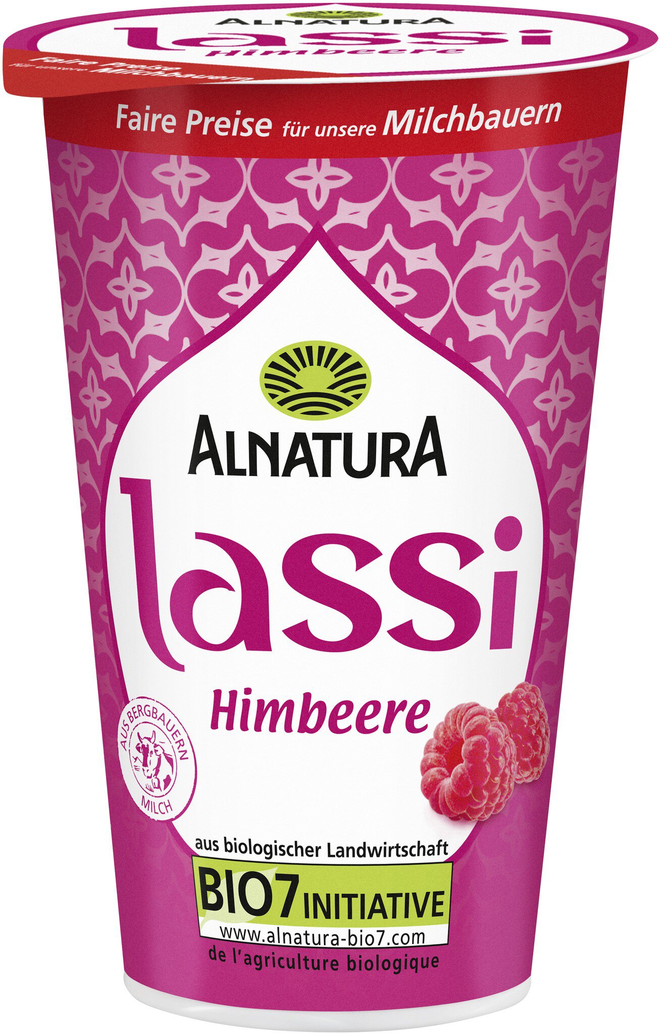 Lassi Himbeere (242 g) in Bio-Qualität von Alnatura