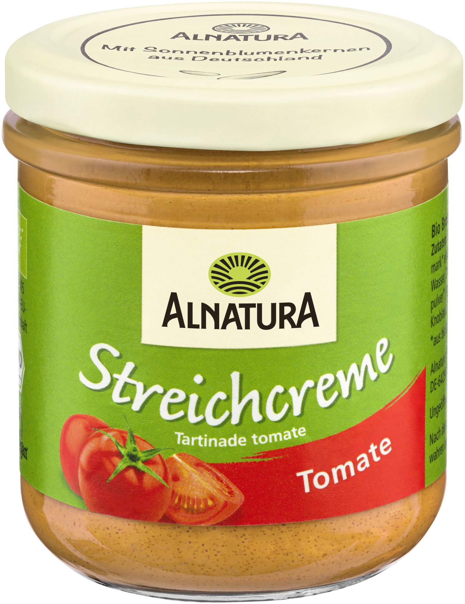 Streichcreme Tomate (180 g) in Bio-Qualität von Alnatura