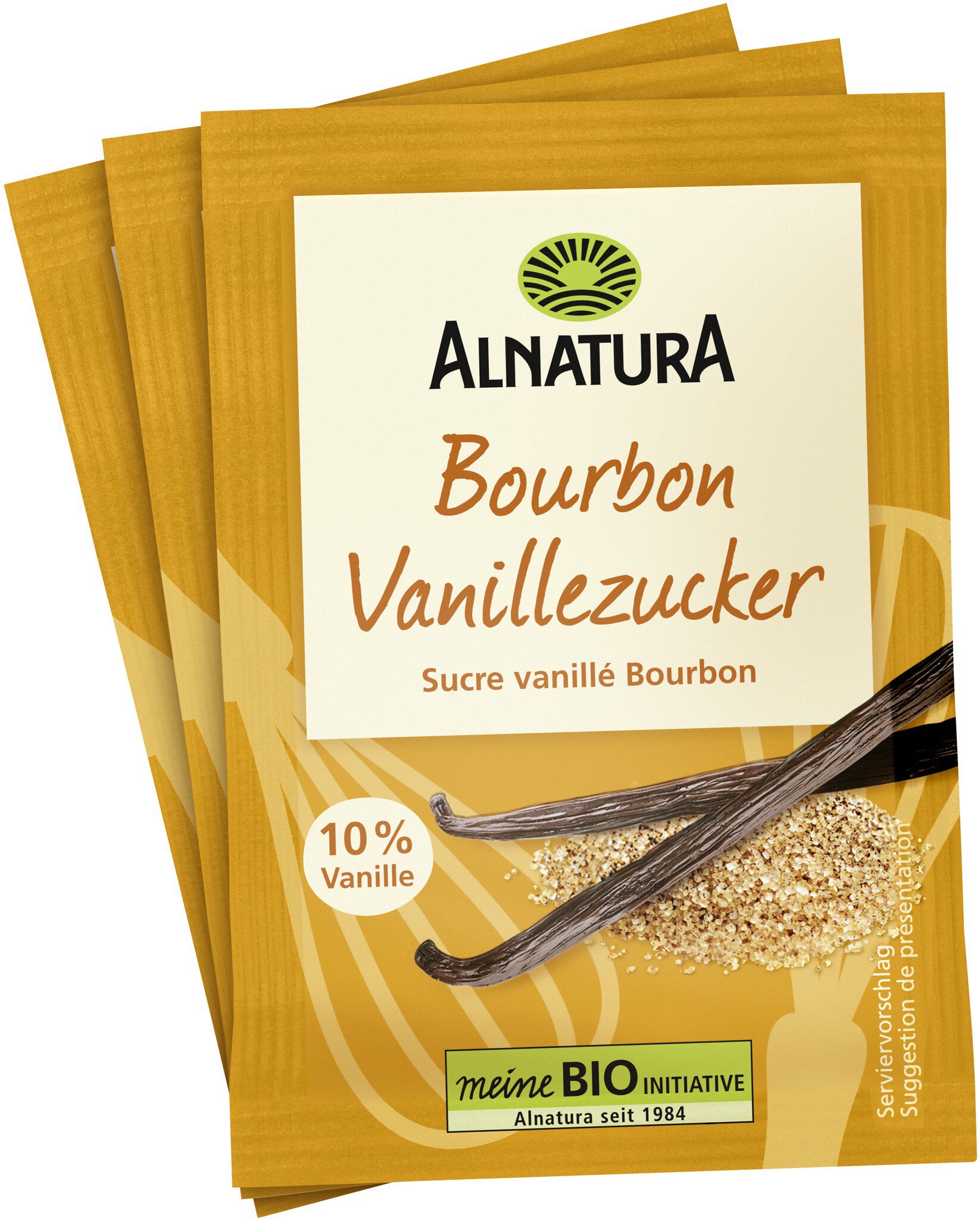 Bourbonvanillezucker (3x8g) (24 g) in Bio-Qualität von Alnatura
