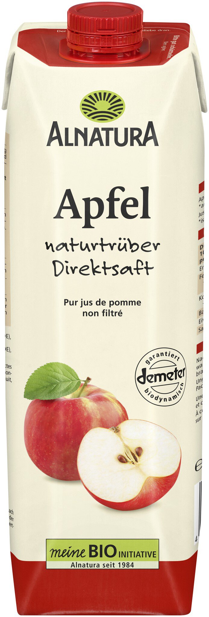Apfelsaft naturtüb (1 l) in Bio-Qualität von Alnatura
